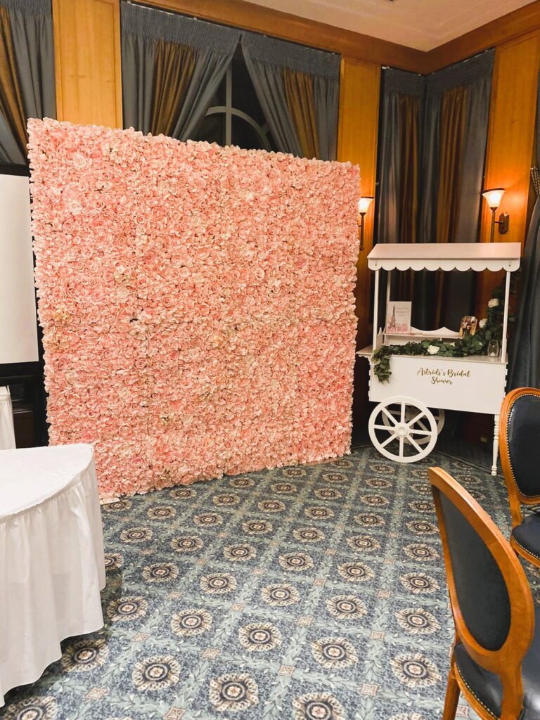 Burlington Flower Wall Rentals to Use for Events