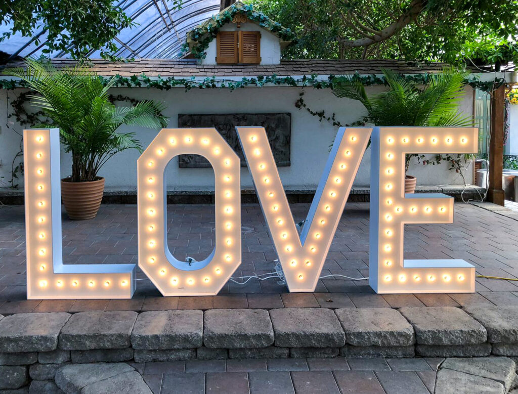 Marquee Block Letters Rental