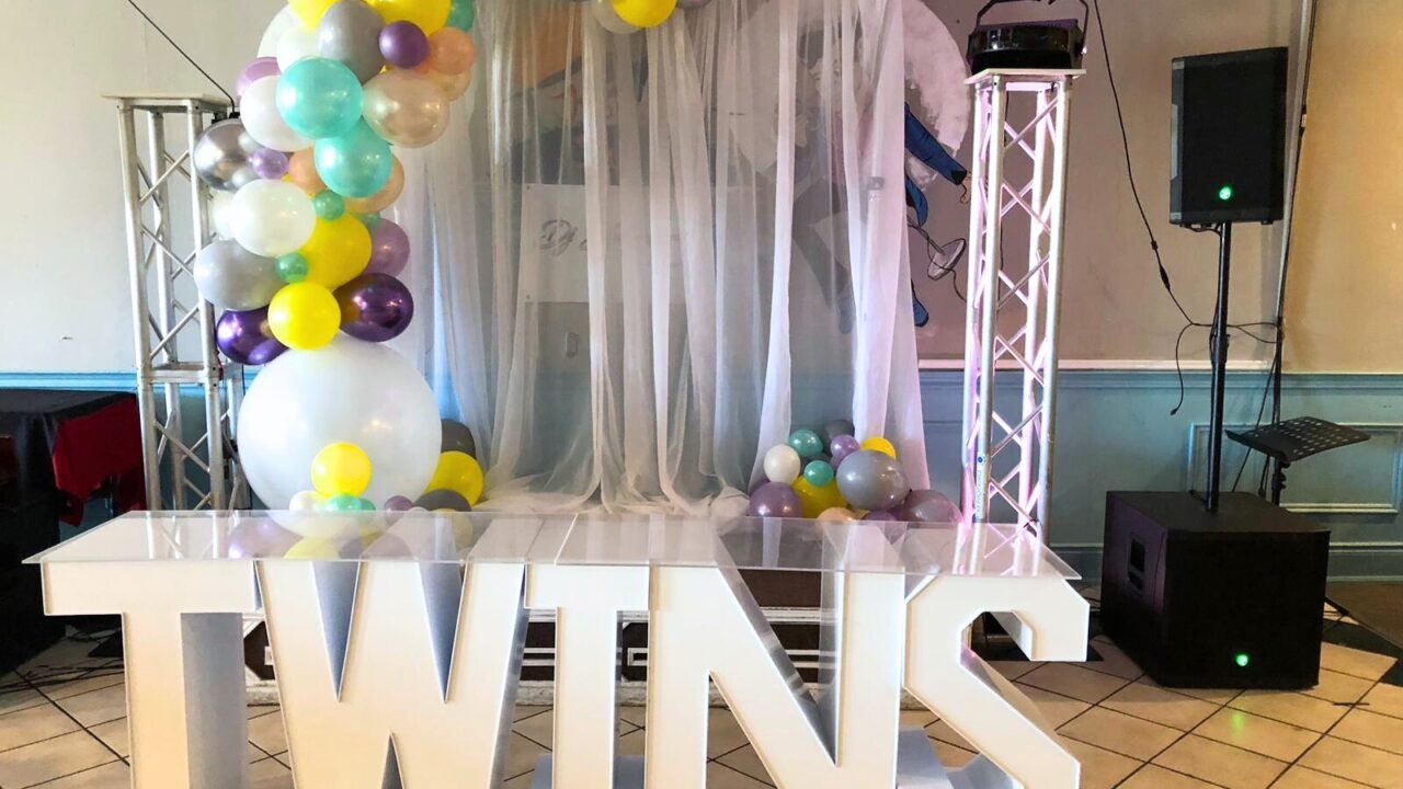 Marquee Block Letters Tables Rental | Party Marquee Decor